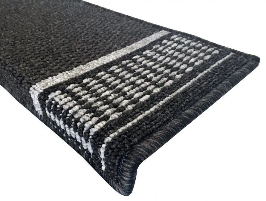 Vopi Nášlapy na schody Promenade antra půlkruh, samolepící - 28x65 půlkruh (rozměr včetně ohybu)