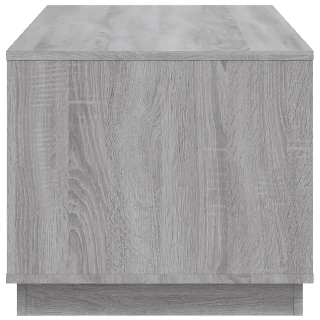 Konferenční stolek šedý sonoma 102x50x44 cm kompozitní dřevo - Default Title