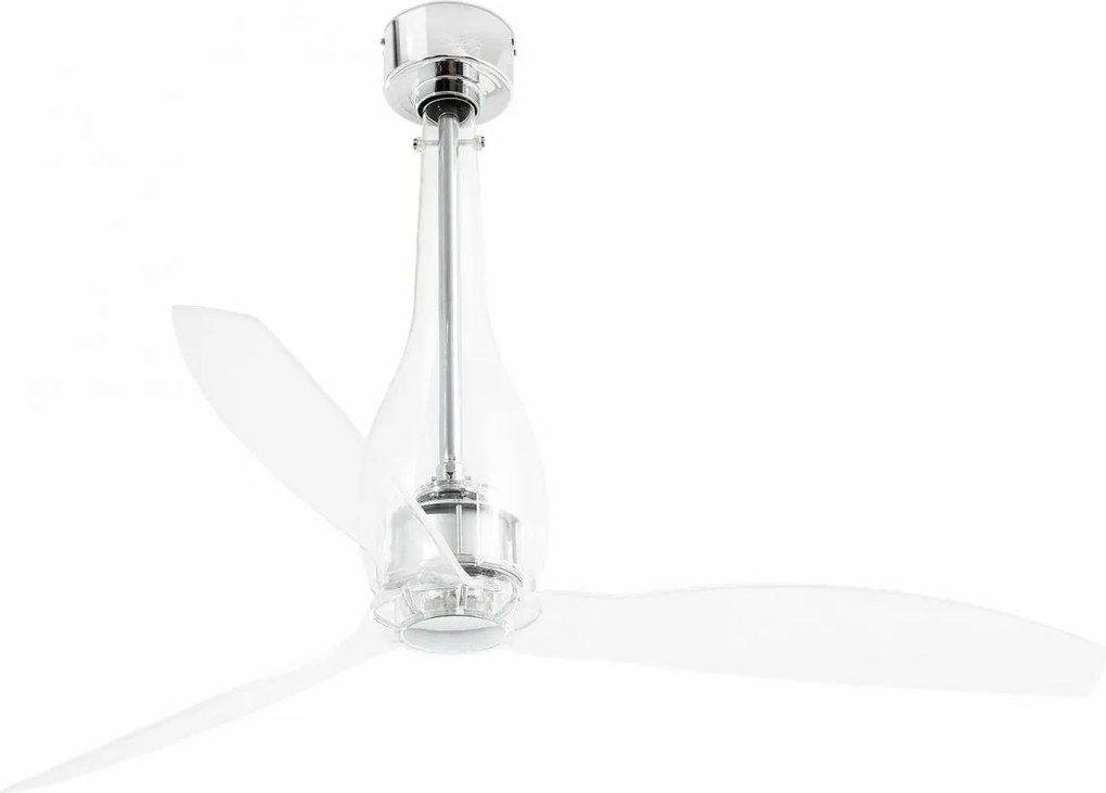 FARO 33381 ETERFAN M, transparentní, stropní ventilátor s DC motorem - FARO