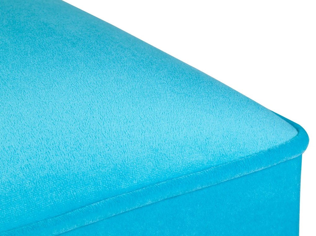 Atelier del Sofa Taburet New Bern - Turquoise, Tyrkysová