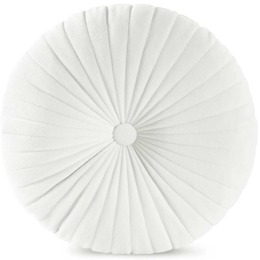 DEKORAČNÍ POLŠTÁŘ VELVET68 (FI) 40 CM BÍLÁ