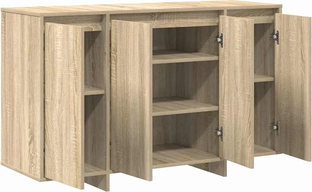 Servírovací skříň Sonoma dub 120 x 41 x 75 cm Kompozitní dřevo 3333898