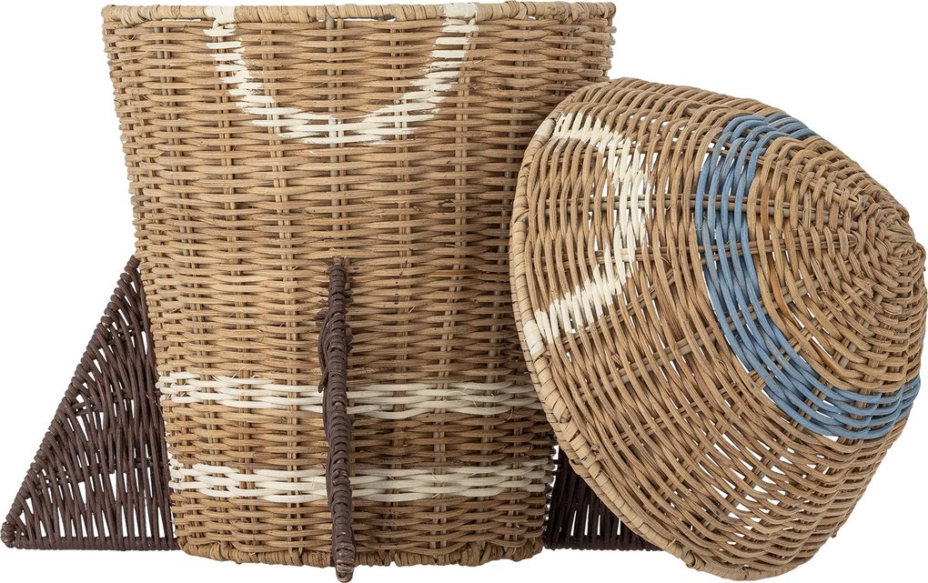 BLOOMINGVILLE Úložný koš SPACE přírodní ratan 35 cm 82062916
