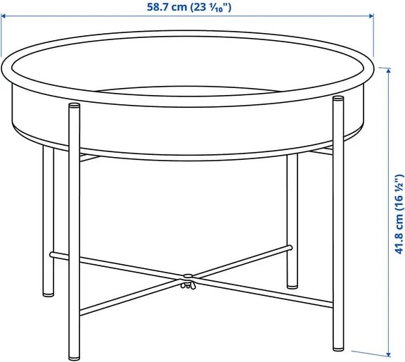 KULTURSKOG Stojan na rostliny, světle zelená, 58 cm