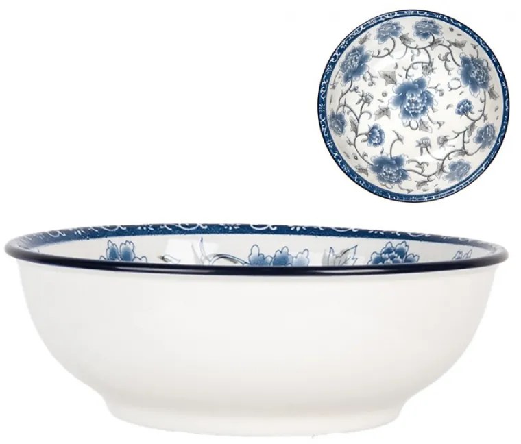 Modro-bílá porcelánová miska Boefje – 19x7 cm