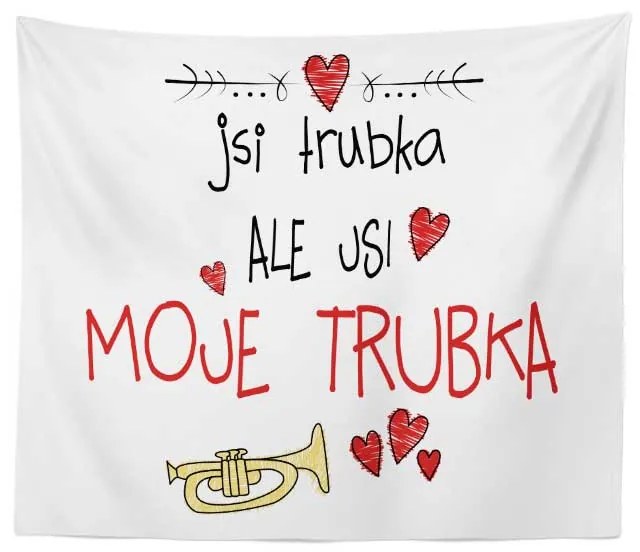 Sablio Deka Jsi trubka, ale jsi moje trubka: 150x120 cm