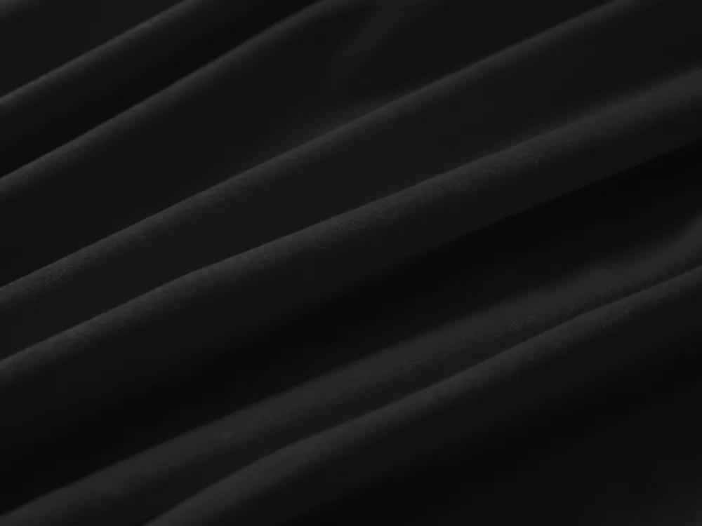 Biante Sametový čtvercový ubrus Velvet Premium SVP-014 Černozelený 110x110 cm