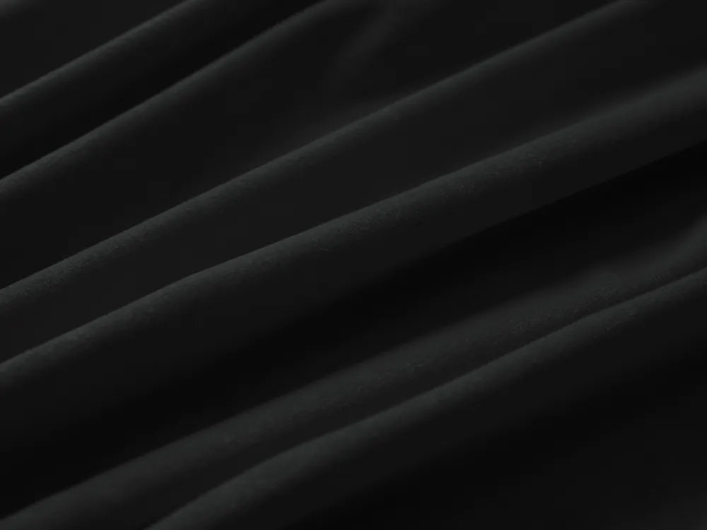 Biante Velký sametový oválný ubrus Velvet Premium SVP-014 Černozelený 160x200 cm