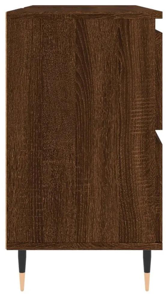 Petromila Koupelnová skříňka hnědý dub 80 x 33 x 60 cm kompozitní dřevo