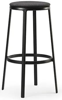 INFINITI - Barová židle ROUND & ROUND s čalouněným sedákem - vysoká