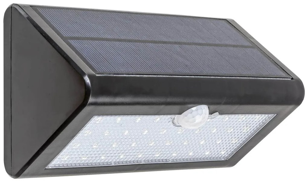 LED solární venkovní nástěnné svítidlo s čidlem OSTRAVA, 340lm, 4000K Rabalux OSTRAVA 007934