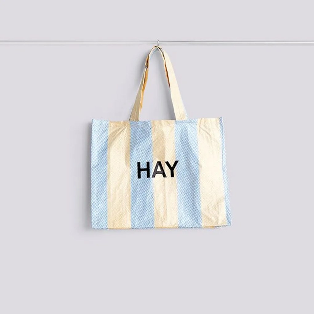 Nákupní taška Candy shopper Blue and Yellow M HAY