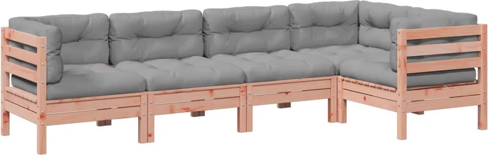 5dílná zahradní sedací souprava s poduškami masivní douglaska 3299439