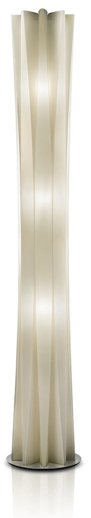 Slamp Bach Floor XXL, designová stojací lampa ze zlatého Opalflexu, 3xE27, výška 184cm