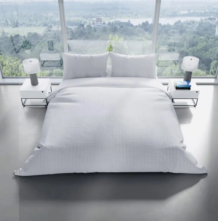 Povlečení krepové Bíle 200x140cm + 90x70cm TiaHome