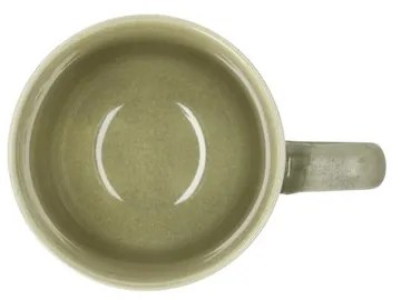 Villa Collection Kameninový hrnek s ouškem Shoku Pure Green 33 cl