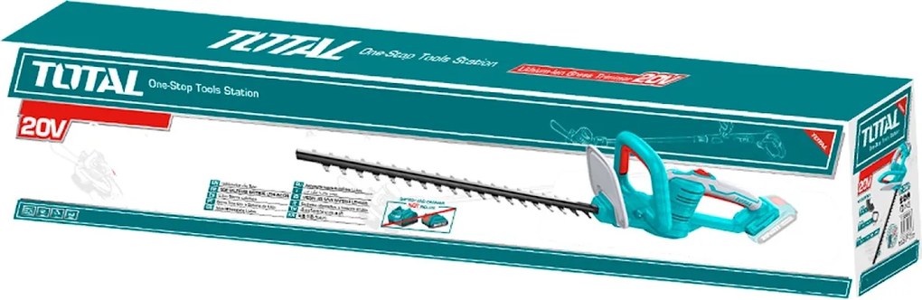 Nůžky na živé ploty AKU, 20 V Li - ion, 2000 mAh, 1 ks baterie a 1 ks nabíječky TOTAL THTLI20461