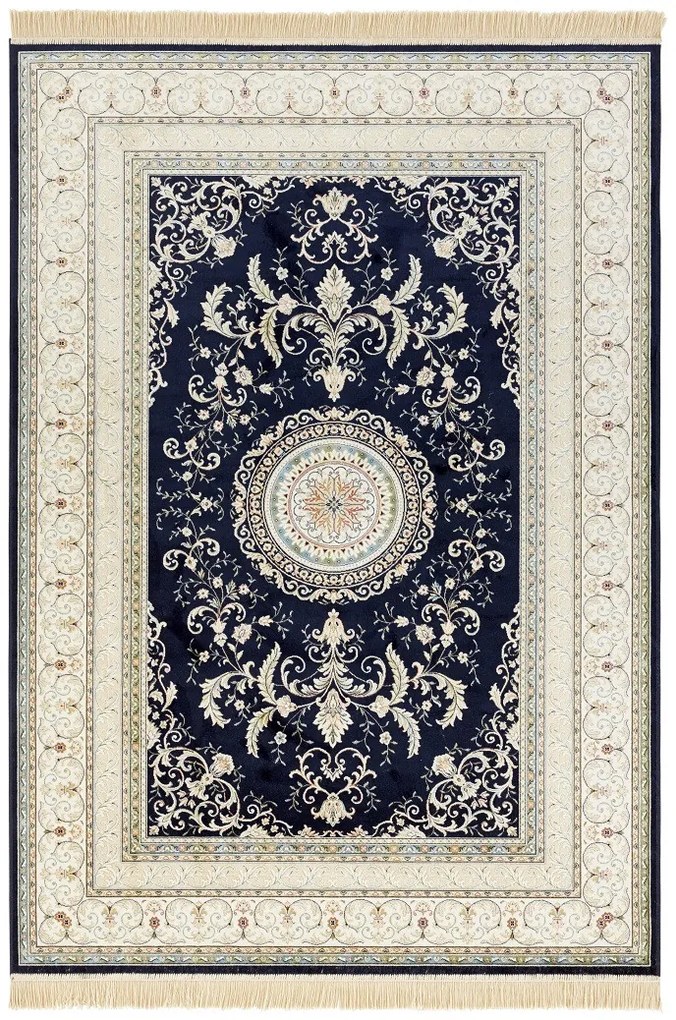 Nouristan - Hanse Home koberce Kusový koberec Naveh 104371 Dark-blue - 160x230 cm