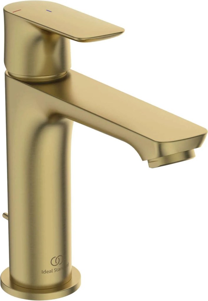 Ideal Standard Connect Air - Umyvadlová baterie Grande Slim s výpustí, BlueStart, Brushed Gold A7013A2