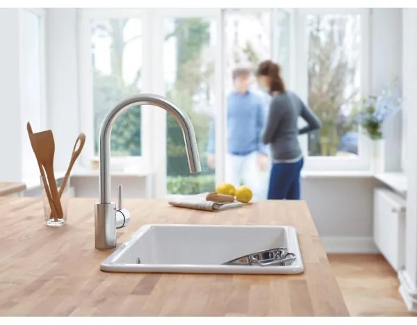 GROHE 31483DC2 - Dřezová baterie CONCETTO nerez