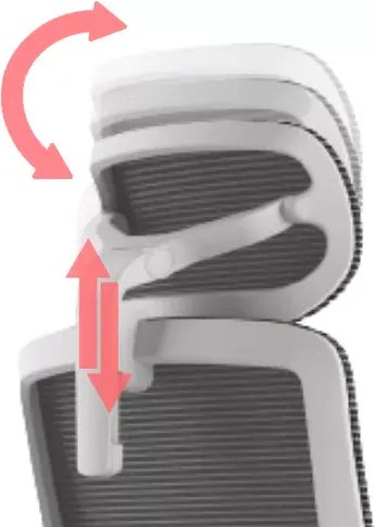 Kancelářská ergonomická židle WISDOM s podhlavníkem — síť, šedý plast, nosnost 150 kg, zelená Mercury star