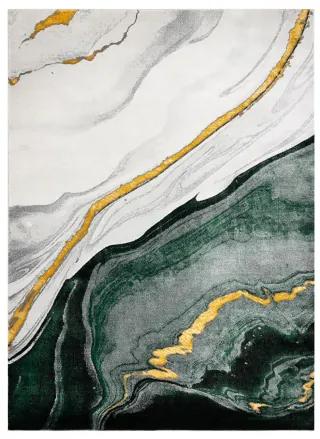 koberec EMERALD výhradní 1017 glamour, stylový mramor lahvově zelená velikost 200x290 cm | krásné koberce cz