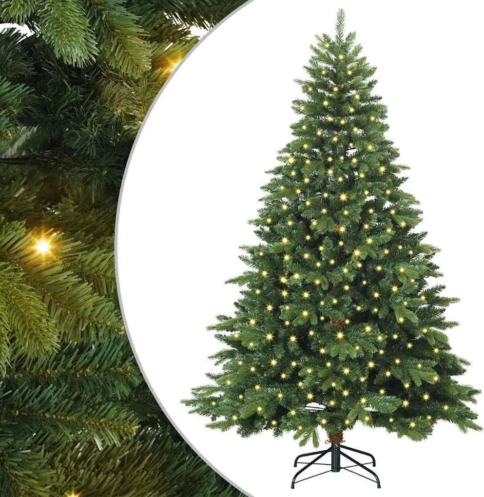 Umělý vánoční stromeček s stojanem Zelená 180 cm PE a PVC 3397545