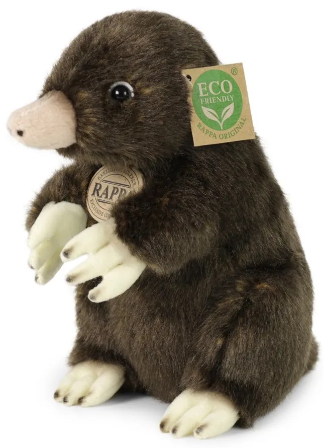 Rappa Plyšový krtek 21 cm ECO-FRIENDLY