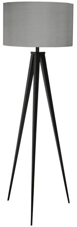 Stojací lampa ZUIVER TRIPOD Ø 50 cm, černá/šedá