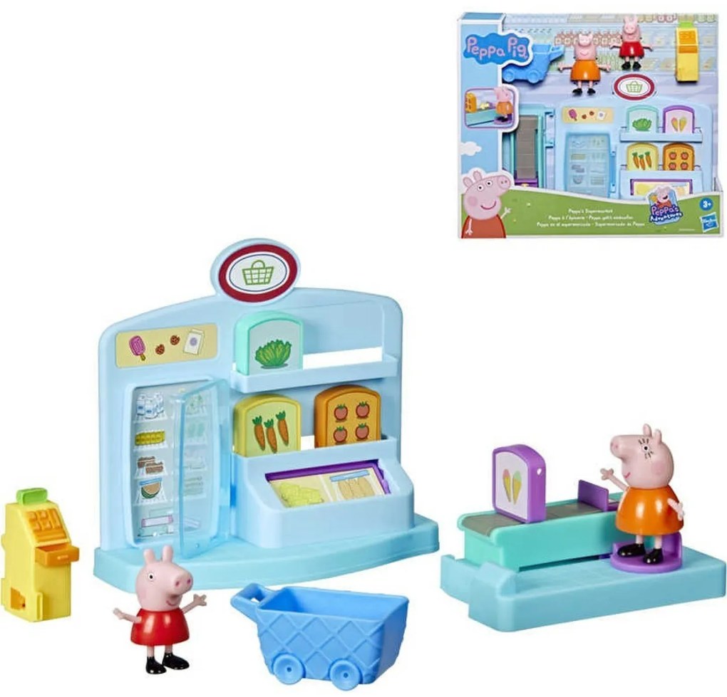 Set figurek a příslušenství prasátko peppa supermarket