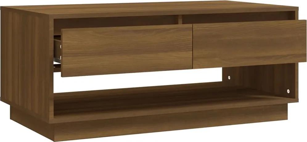 vidaXL Konferenční stolek 102,5x55x44 cm kompozitní dřevo [812980] Barva: dub sonoma