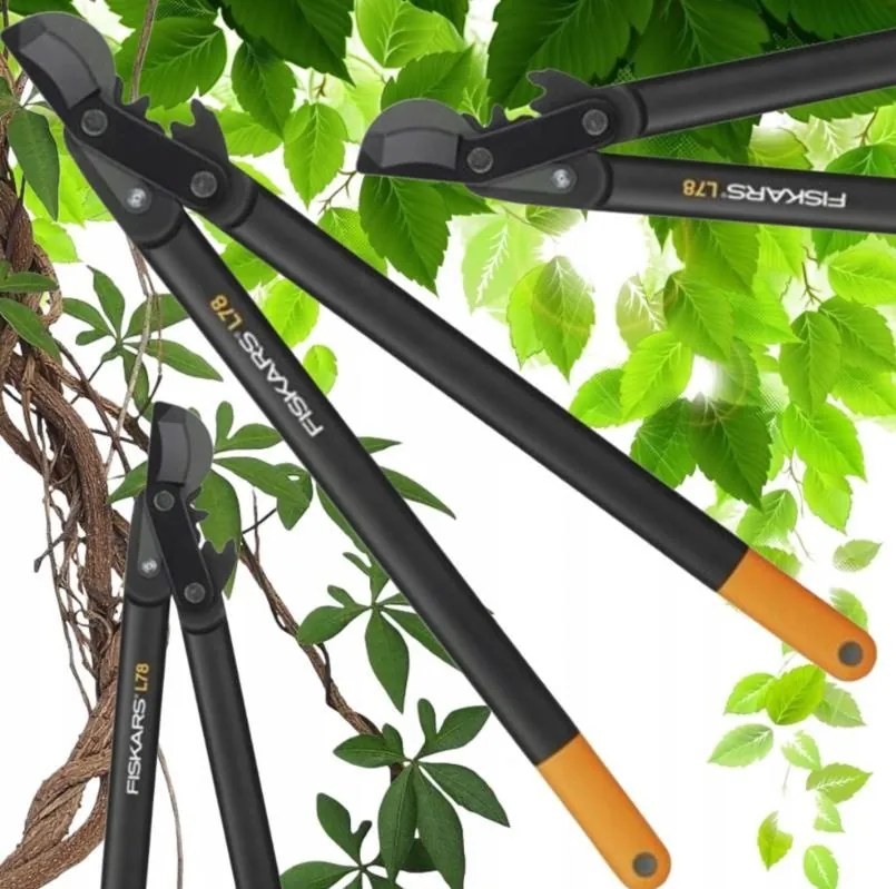 Nůžky na silné větve Fiskars PowerGear, převodové, háková hlava (L) L78 (1000584)