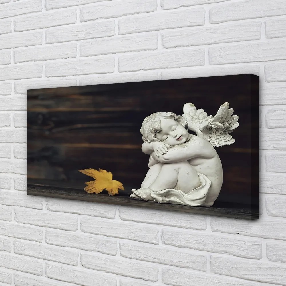 Obrazy na plátně Spací angel listy board 120x60 cm