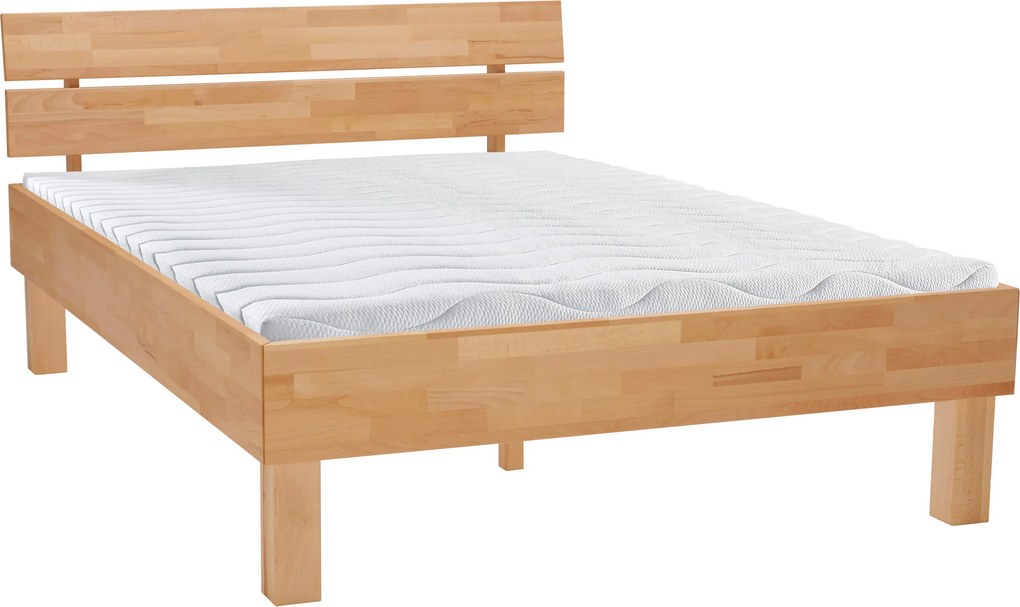 XXXLutz POSTEL, 140/200 cm barvy buku Carryhome - Jednolůžkové postele - 00002V000503
