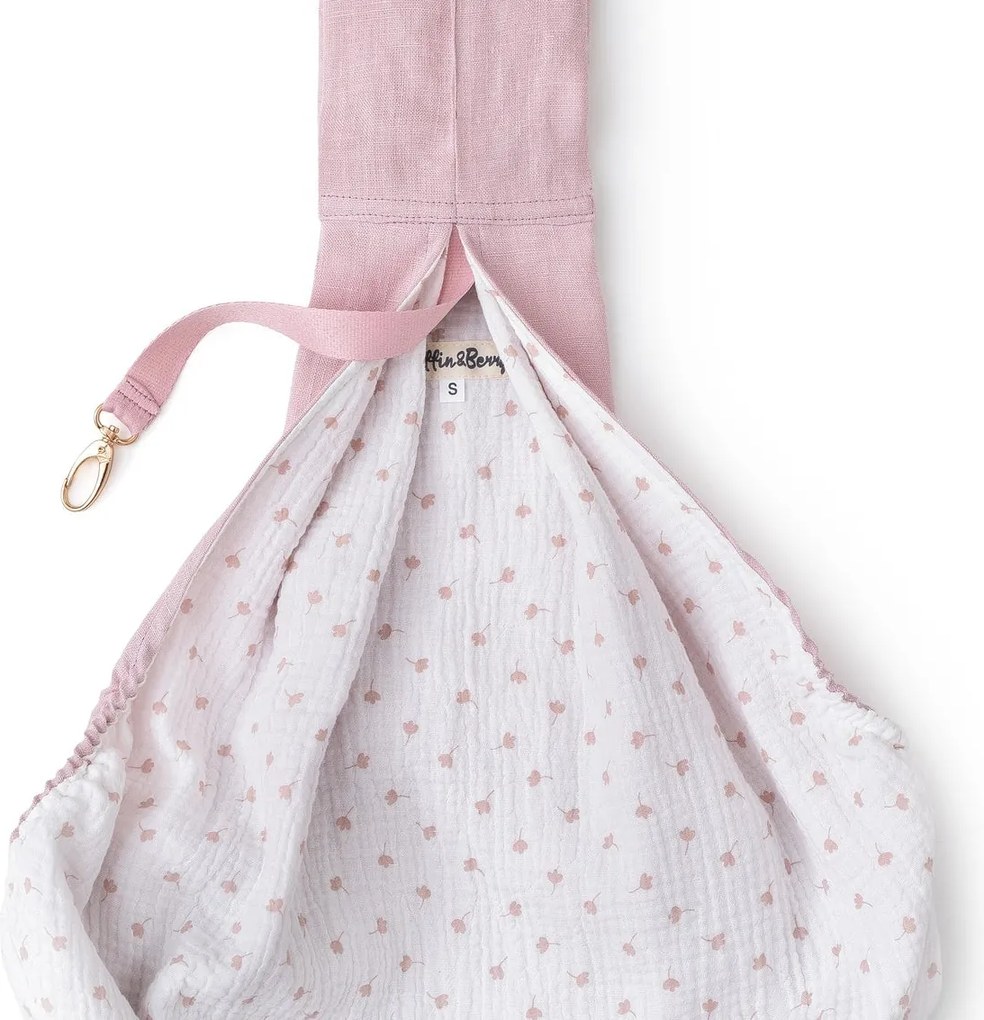Muffin&Berry Cestovní taška Crossbody pro psy Kaya růžová Velikost: S