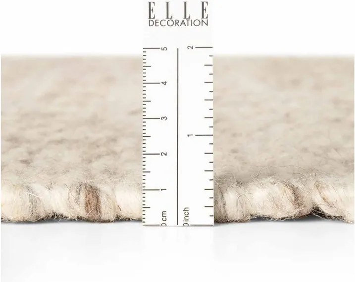 Béžový/v přírodní barvě ručně tkaný vlněný koberec 200x290 cm Lyon Beans – Elle Decoration