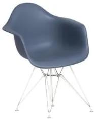 Designová židle DAR, tmavě šedá (RAL 9003)