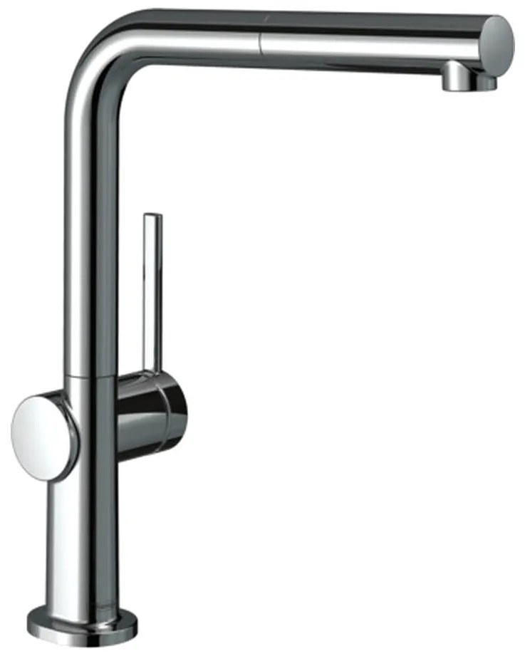 Hansgrohe Talis M54, kuchyňská páková baterie 270, vytahovatelný výtok, 1jet, sBox, chromová, HAN-72809000