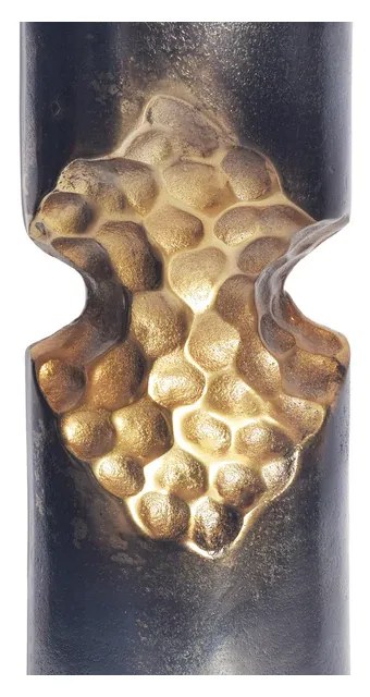Massive home | Váza PRECIOUS 50 CM černá zlatá