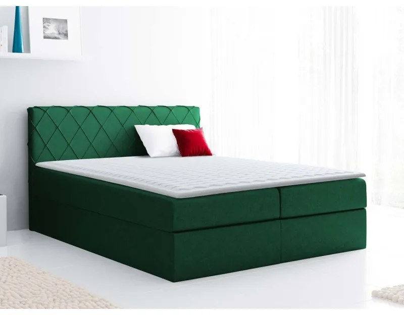 Kontinentální postel Narcyn, Rozměr postele: 120 x 200 cm, Barva:: Velluto 11