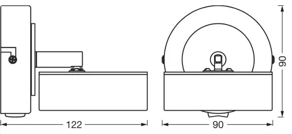 Ledvance - LED Bodové svítidlo DECOR PLUTO LED/4,8W/230V