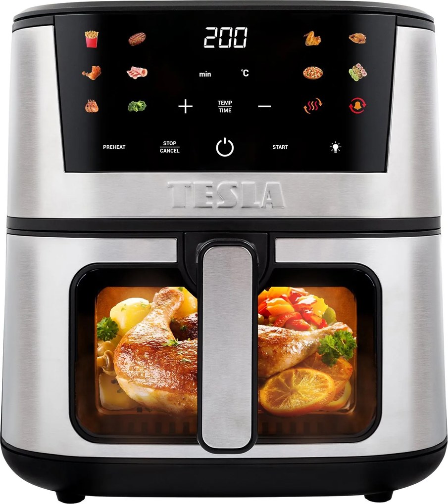 Horkovzdušná fritéza tesla aircook q60 xxl pro