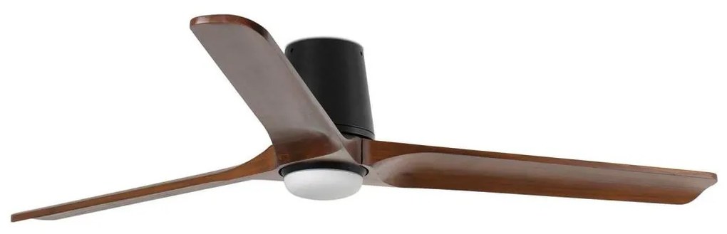FARO Barcelona FARO 33839-1TW-LED Stm. vent. HEYWOOD TUB L 10W/230V borovice/černá pr.132 cm+DO 33839-1TW