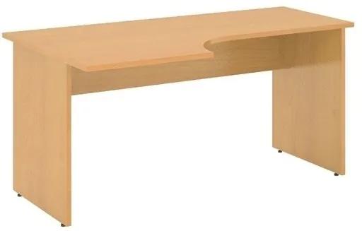 Ergonomický stůl Impress 160 x 90 cm, levý - hruška aroso