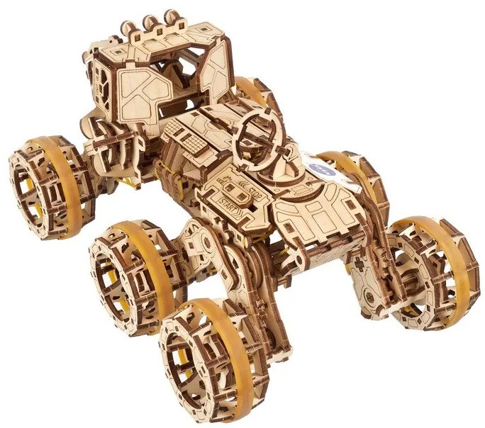 Ugears 3D dřevěné mechanické puzzle Mars Rover