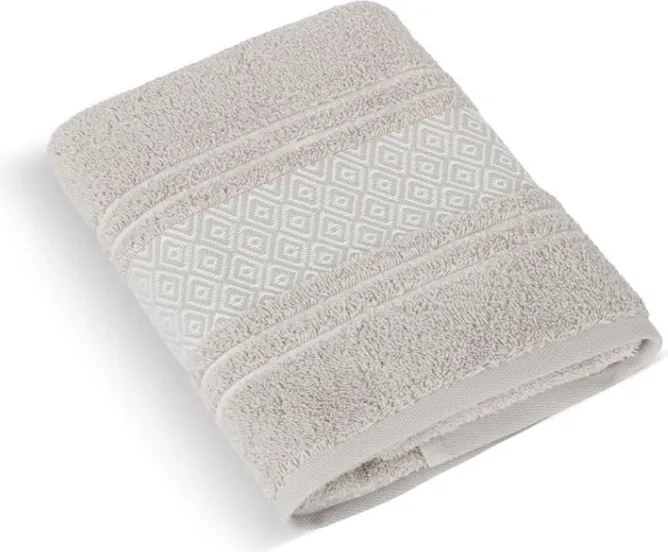 Bellatex Froté ručník a osuška Mozaika béžová rozměr 50x100 cm