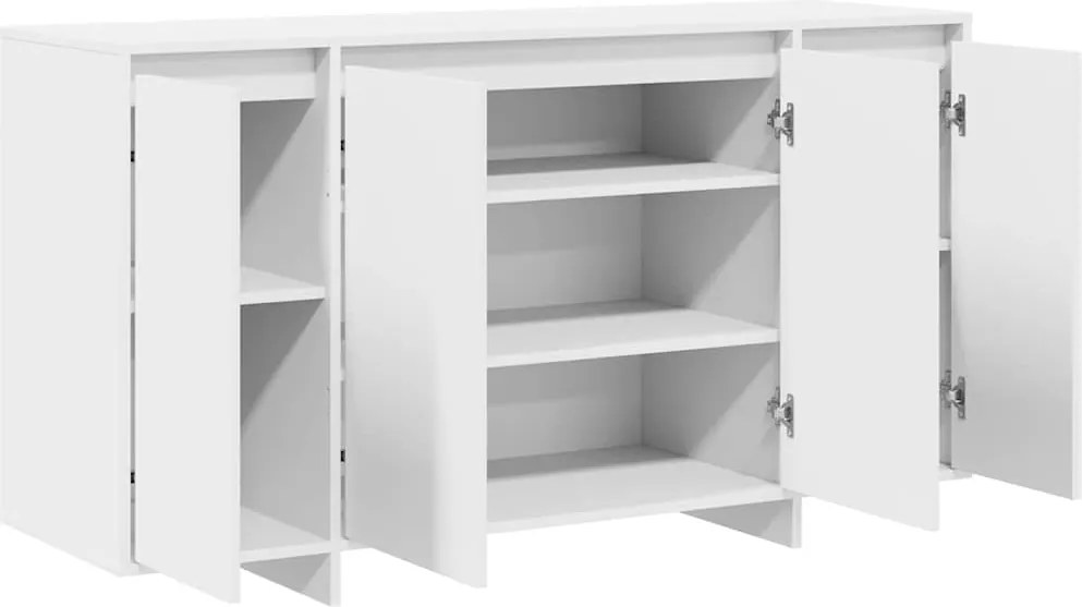 Servírovací skříň Bílá 135 x 41 x 75 cm Kompozitní dřevo 3333886