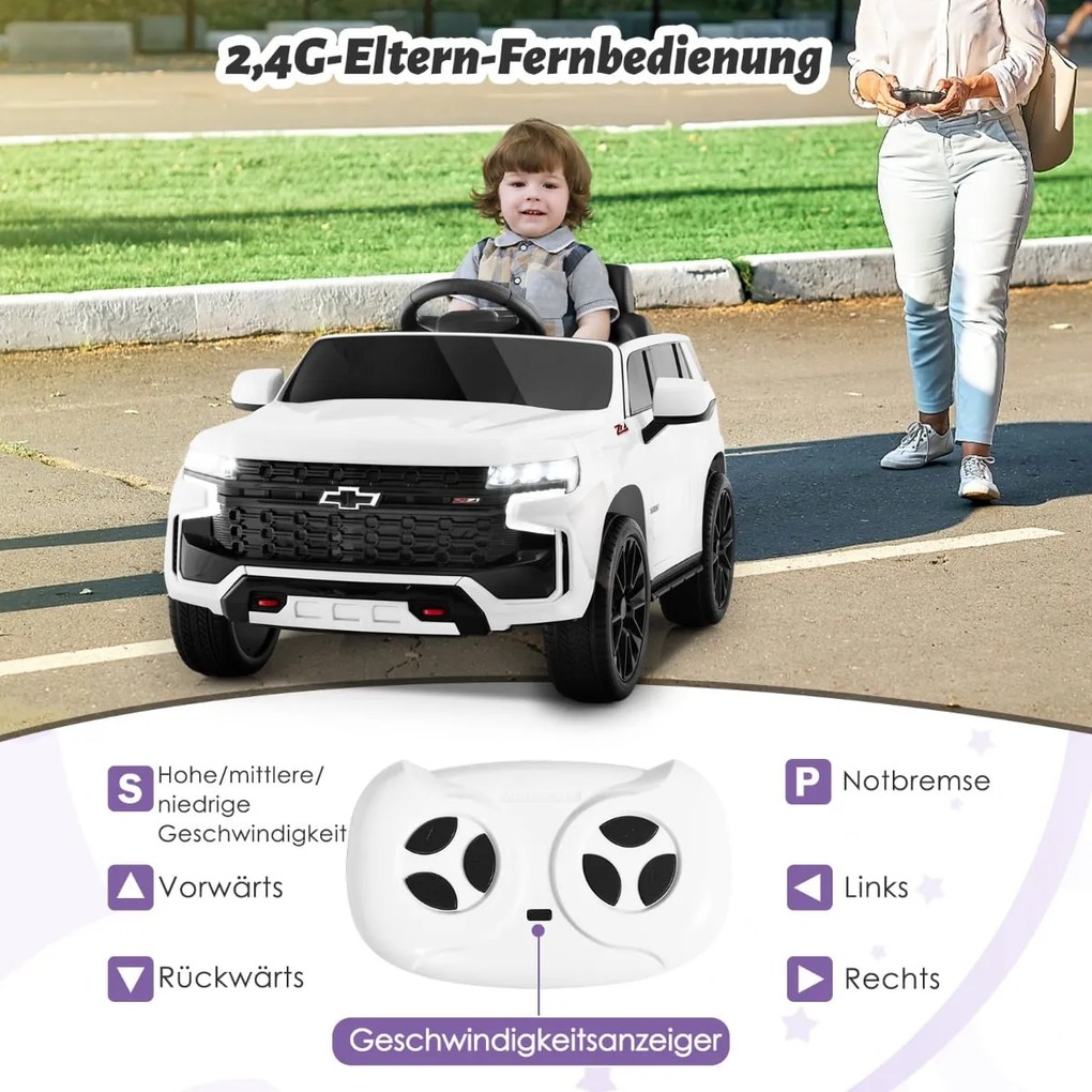 Costway Dětské elektrické auto Chevrolet s 2,4 G dálkovým ovládáním a odpružením