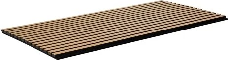 Dřevěné lamelové akustické panely 59,9 × 119,9 cm – světlý dub
