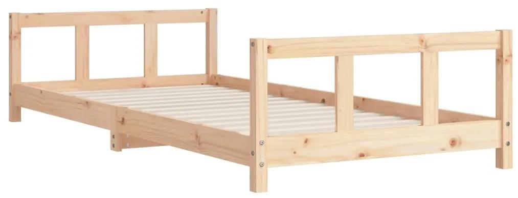 Dětská postel 90 x 200 cm masivní borové dřevo